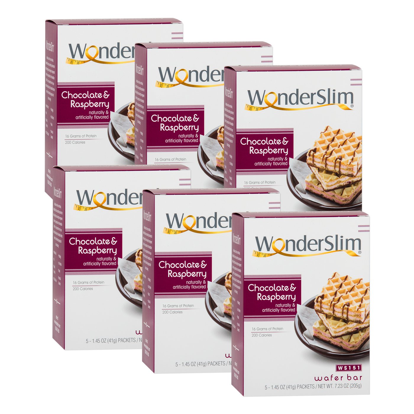 Amazon.com: WonderSlim High Protein Wafer Bar - Mocha (6 Boxes - Save ...