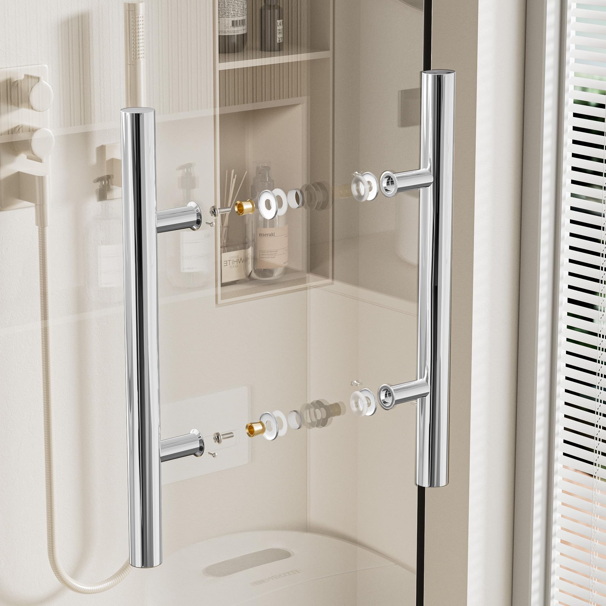 Elevate Style and Safety with Premium Shower Door Handles for Sliding ...