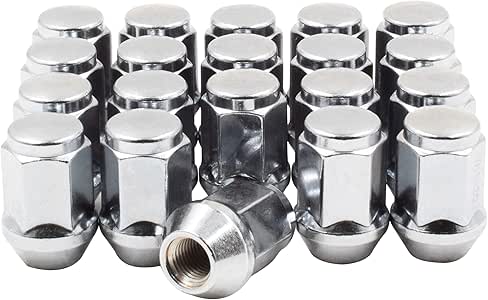 Amazon.com: Set of 20 Lug Nuts Closed End Bulge Acorn Lug Nut Style 1. ...