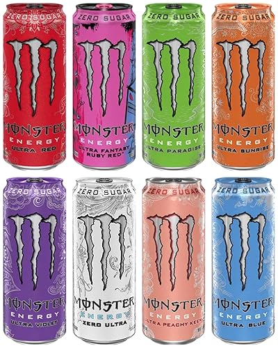 Energy Sampler Pack, Super Energy Drink, 8 Flavor Variety Pack, 16 ...