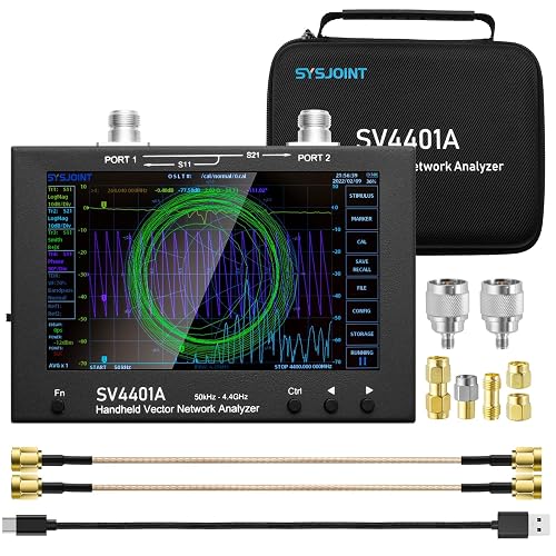AURSINC 7in NanoVNA SV4401A Vector Network Analyzer 50KHz-4.4GHz ...