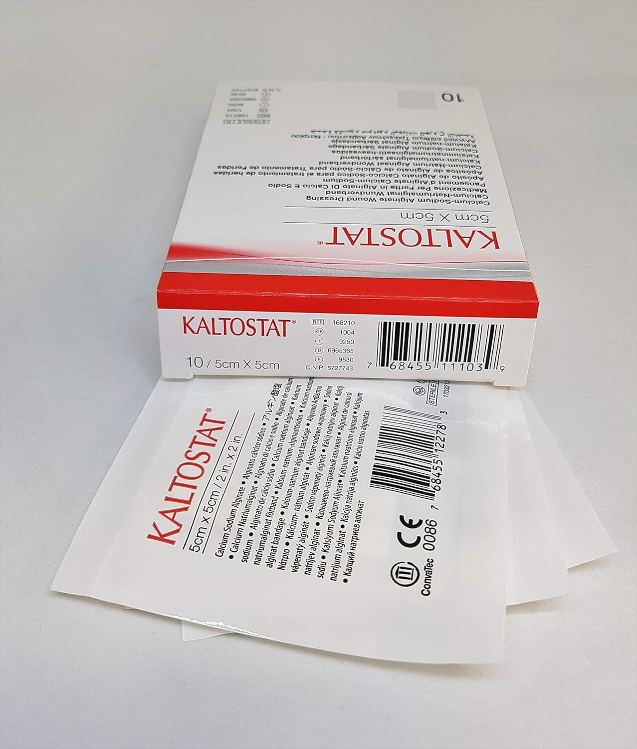 ConvaTec Kaltostat Calcium-Sodium Alginate Wound Dressing 5cm x 5cm ...