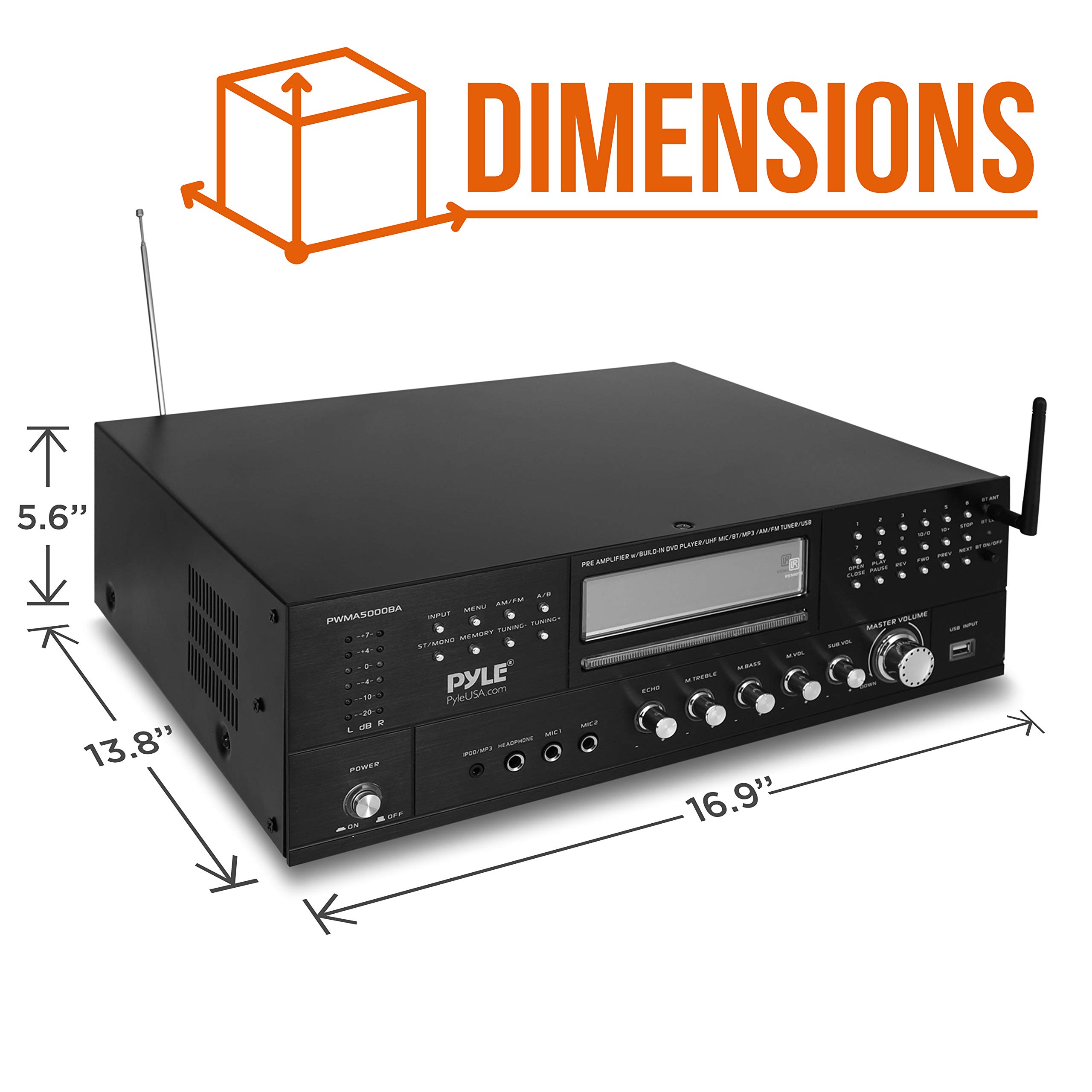 Mua Pyle 4-Channel Wireless Microphone Amplifier System - Home Audio ...