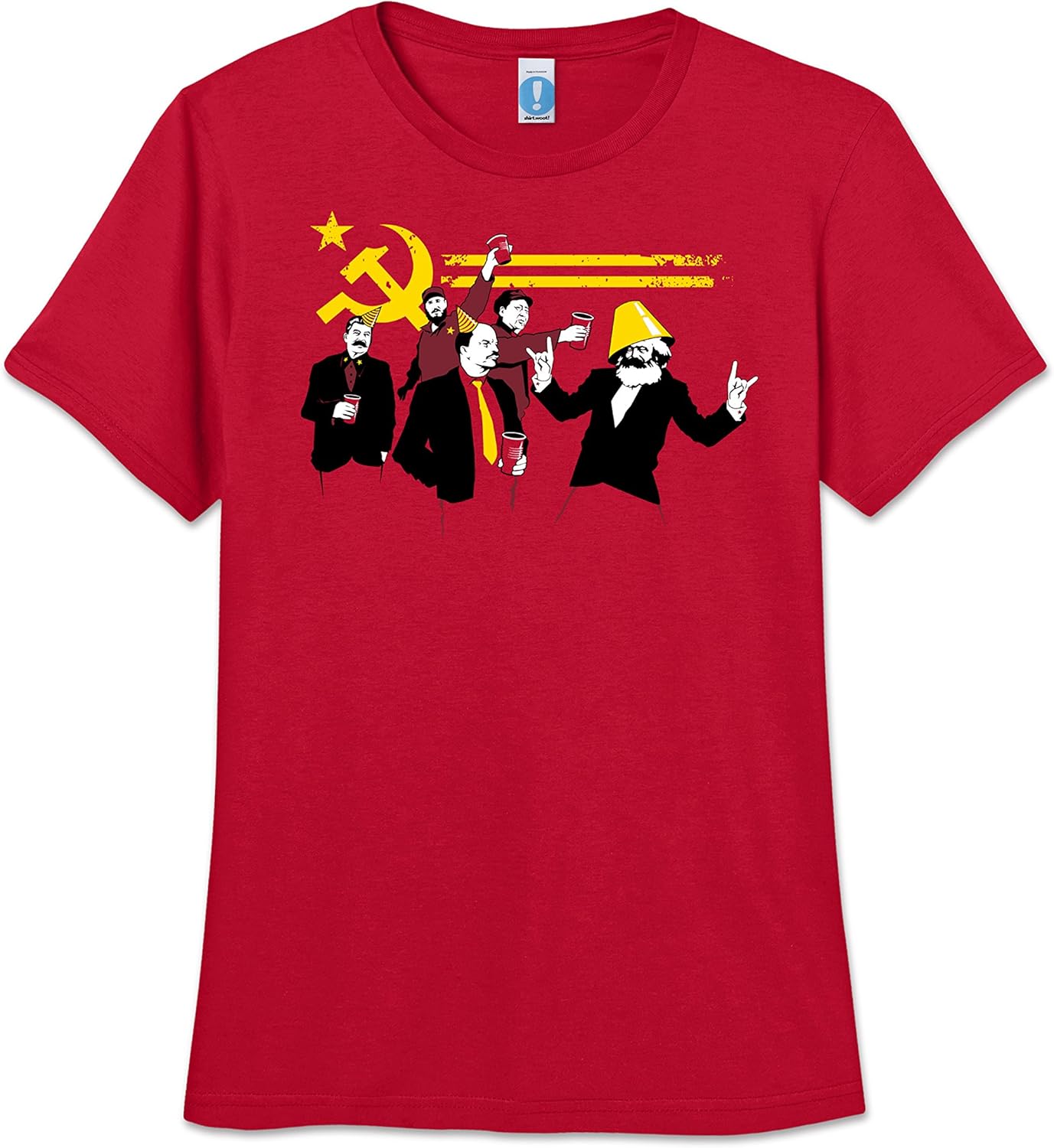 Shirt.Woot - Women's Communist Party T-Shirt - Red - Small: Amazon.ca ...