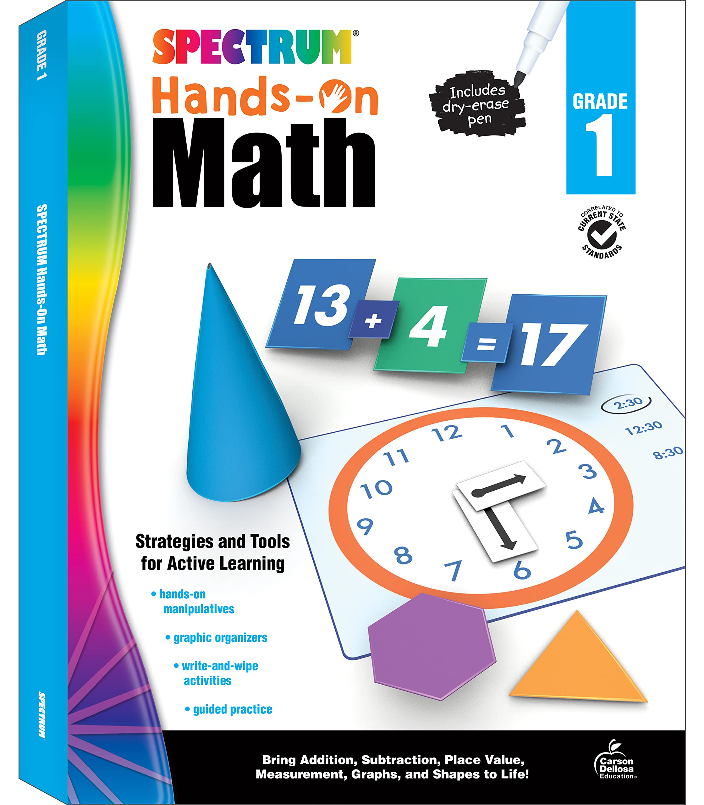 Mua Spectrum 1st Grade Hands-On Math Workbook, Ages 6 to 7, Grade 1 ...
