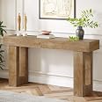 Tribesigns 63-Inch Long Console Table, Farmhouse Wooden Sofa Table ...