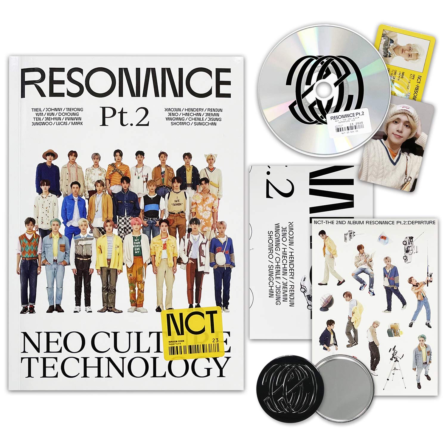 NCT 2020 Album - RESONANCE Pt.2 [ DEPARTURE ver. ] CD + Photobook ...