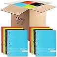 Amazon.com : College Ruled Spiral Notebooks Bulk 1-Subject Notebook ...