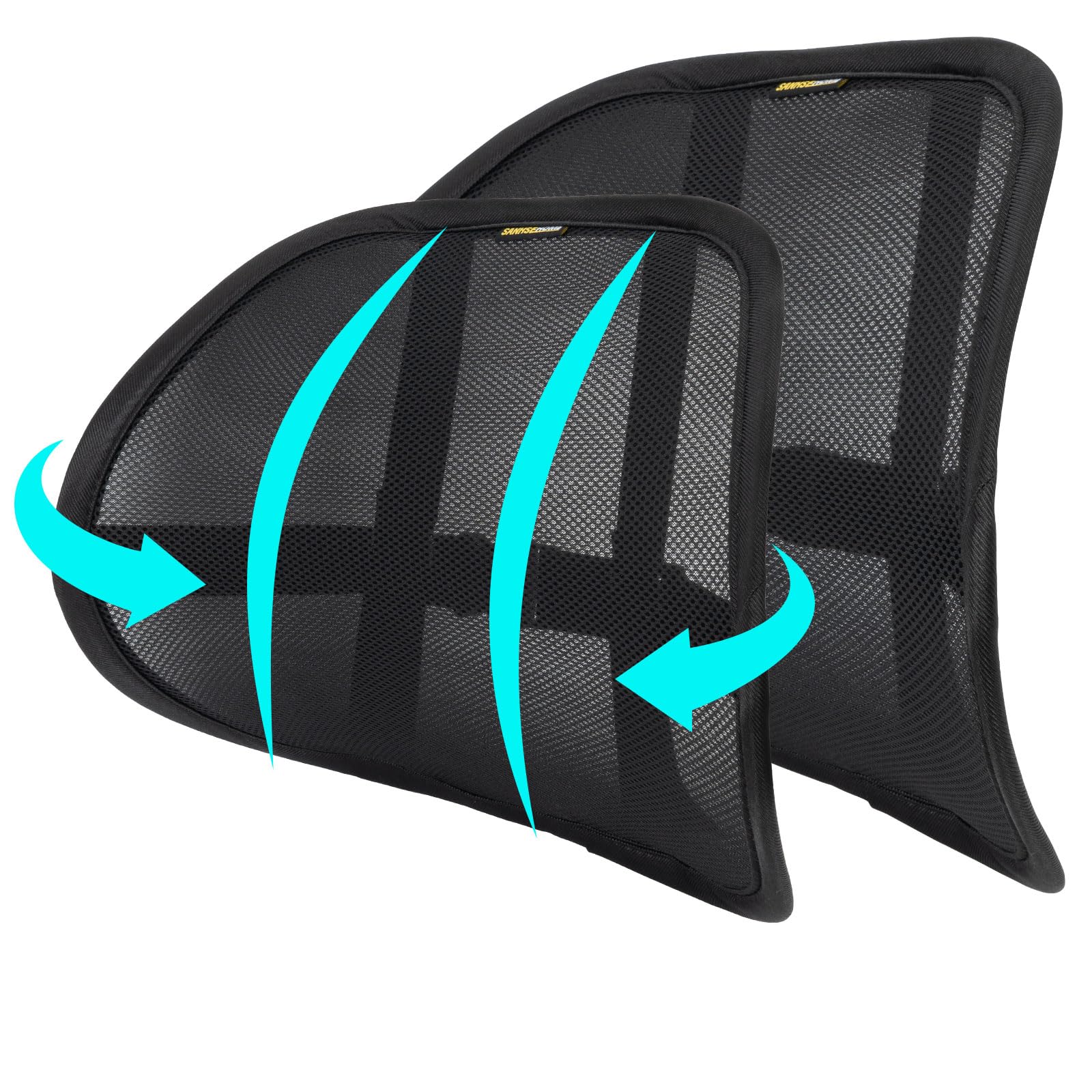 SANHSEHOME Lumbar Support Back Support for Office Chair 2 Pack Lumbar ...