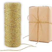 Amazon.com: jijAcraft 110 Yards Decorative Metallic Bakers Twine,1.5mm ...