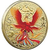 Amazon.com: Chinese Ancient Mythical Creatures I Ching Lucky Coin Blue ...