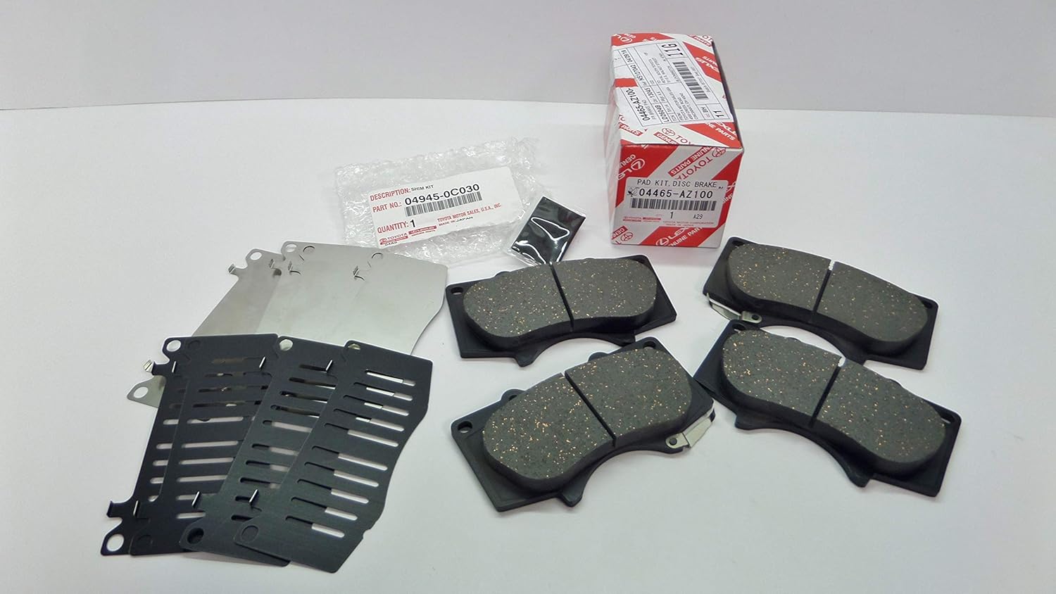 Amazon.com: Toyota Tacoma 2005-2015 4x4 PreRunner Front Brake Pad ...