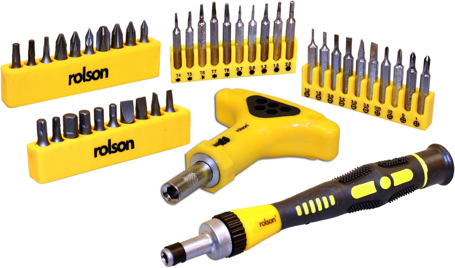 Rolson 28230 Screwdriver and Bit Set - 42 Pieces: Amazon.co.uk: DIY & Tools