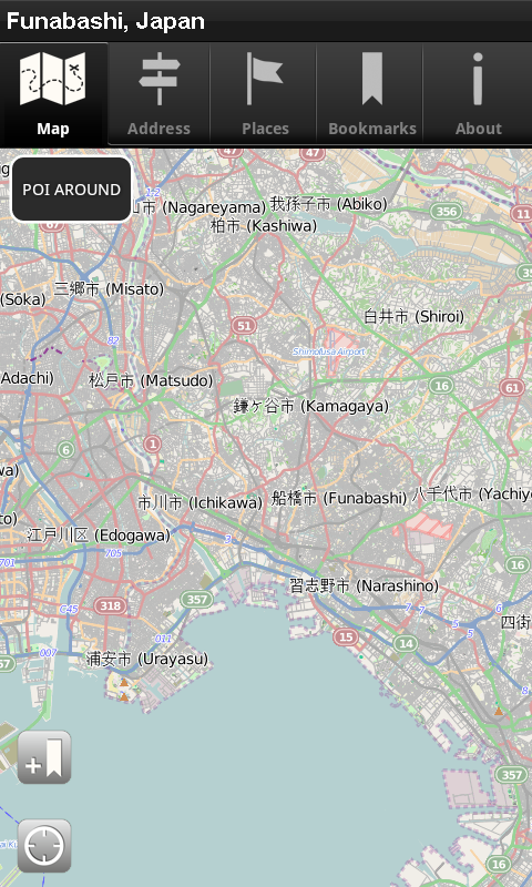 Offline Map Funabashi, Japan - CNM:Amazon.com:Appstore for Android