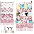 Amazon.com: 3 Tier Hanging Stuffed Animal Storage Shelf, 24x39 Inch ...