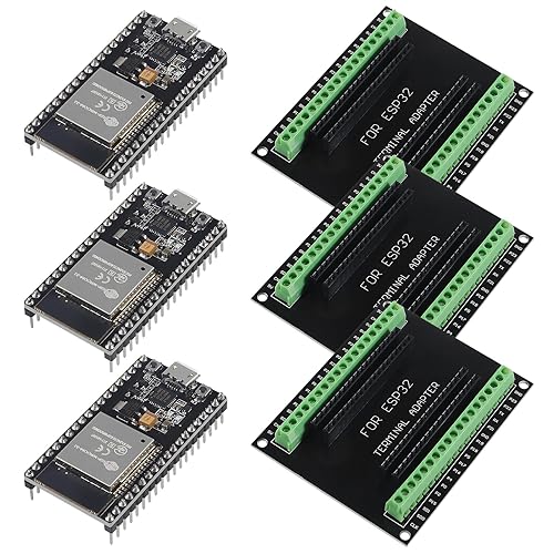 3 Set ESP32 Development Board 38Pin Narrow Version WiFi + Bluetooth ...