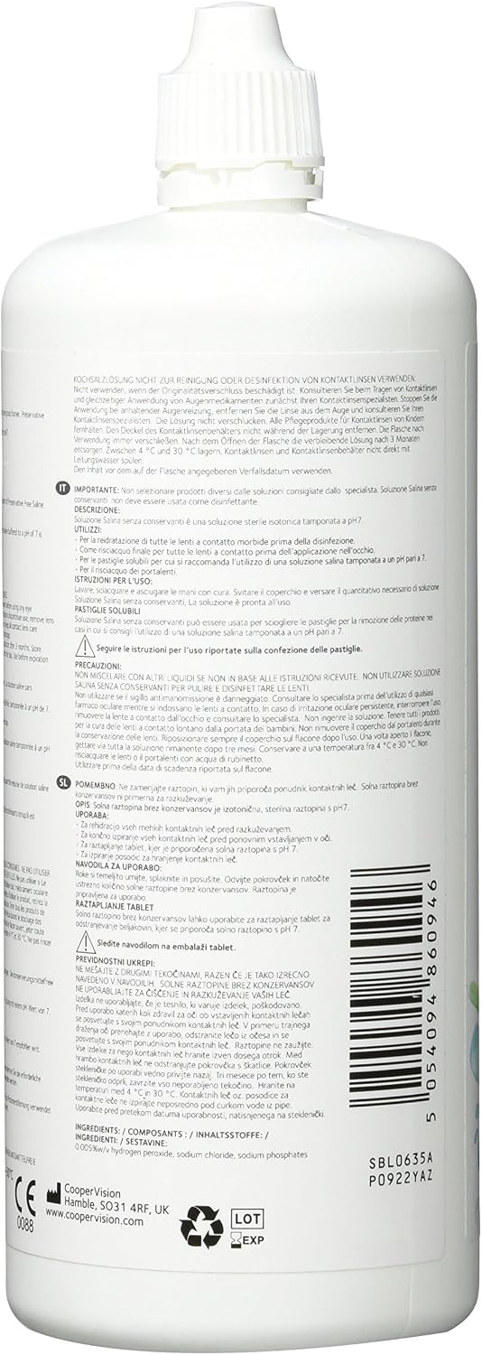 Saline Preservative Free Saline Solution 360 ml – BigaMart