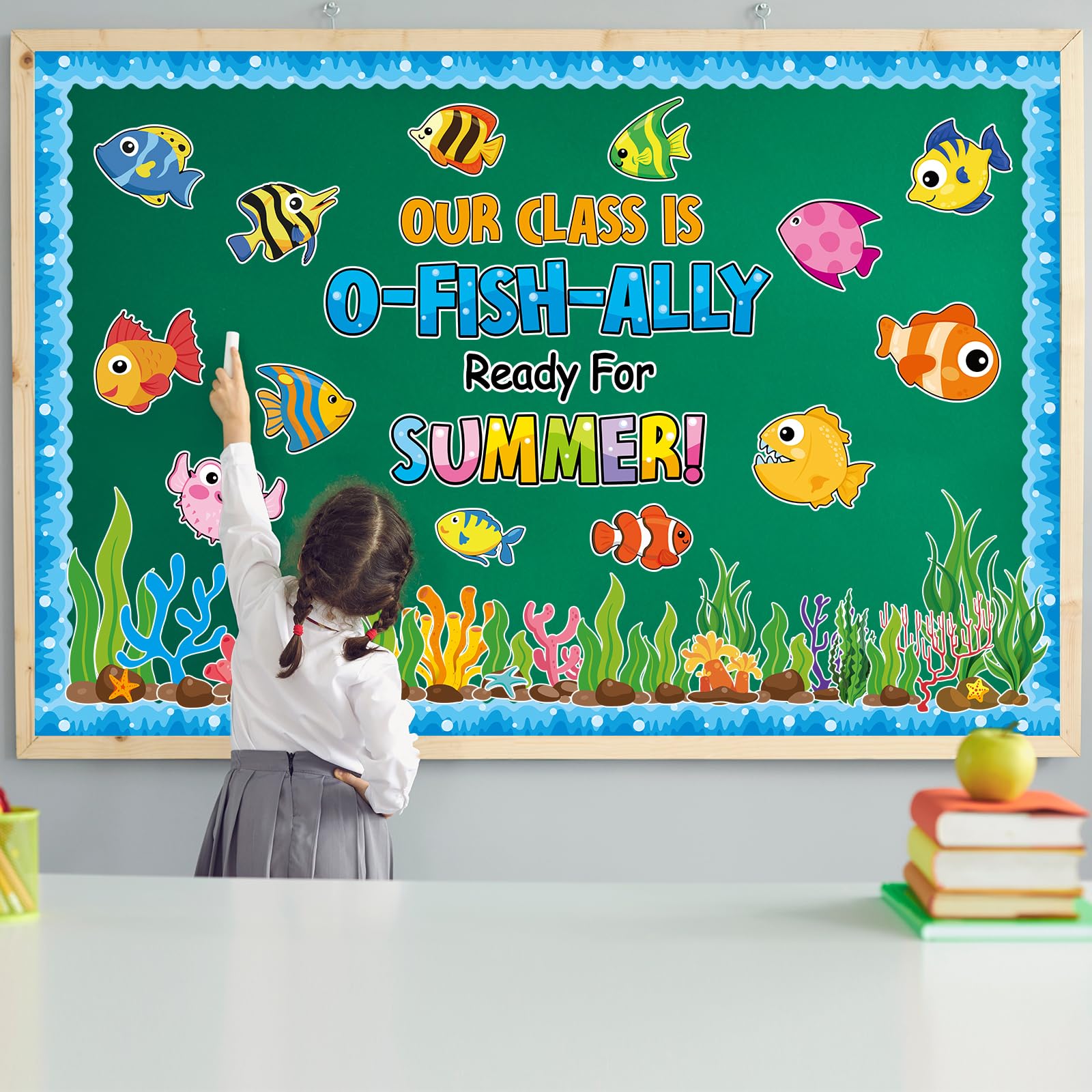 Mua Justforjoyful Summer Ocean Sea Bulletin Board Decorations O-Fish ...
