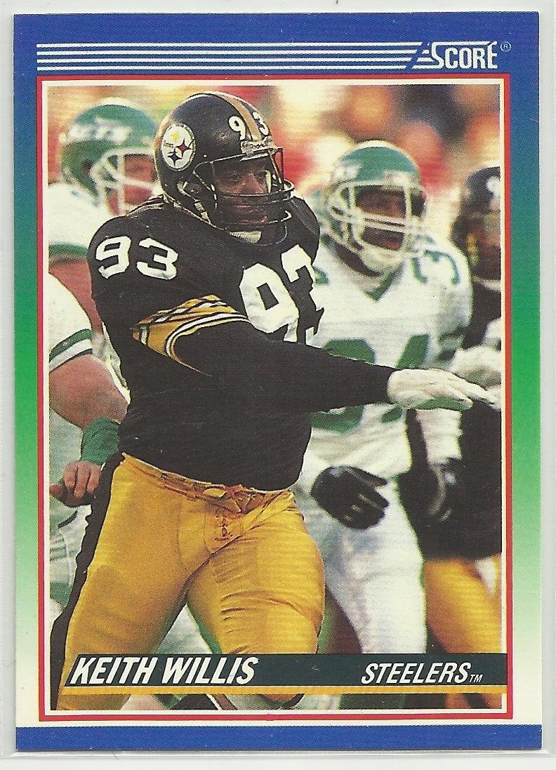 Amazon.com: Keith Willis 1990 Score NFL Football Card #420 Pittsburgh ...