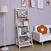 Amazon.com: ALeesing Ladder Shelf with Blackboard, Rustic Home Office ...