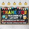 Amazon.com : Teacher Appreciation Banner Thank You Teachers Banner ...