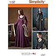 Amazon.com: SIMPLICITY Patterns 1137 Misses' Medieval Fantasy Costumes ...