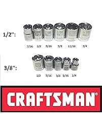 Amazon.com: Drive Socket Sets: Tools & Home Improvement: Metric, Combination, Standard & More
