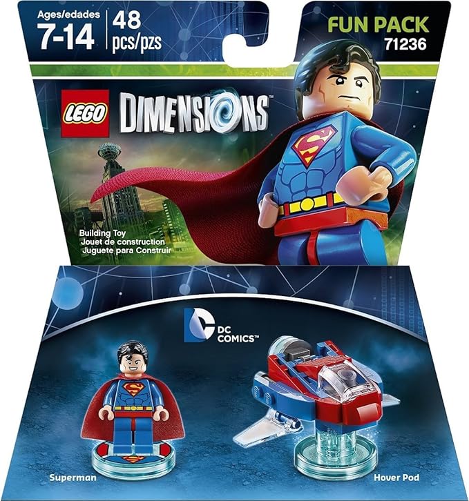 Warner Bros Lego Dimensions Superman Fun Pack - DC Superman Fun Pack ...