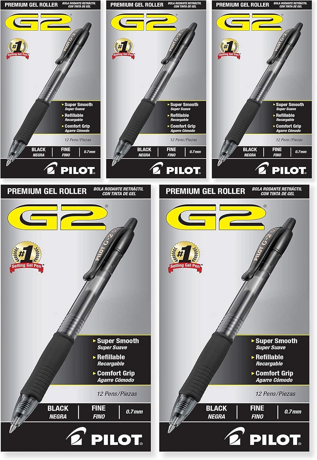Amazon.com: PILOT G2 Premium Refillable & Retractable Rolling Ball Gel ...