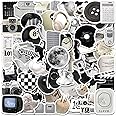 Amazon.com: 61PCS Vintage Black and White Stickers,Y2K Aesthetic ...