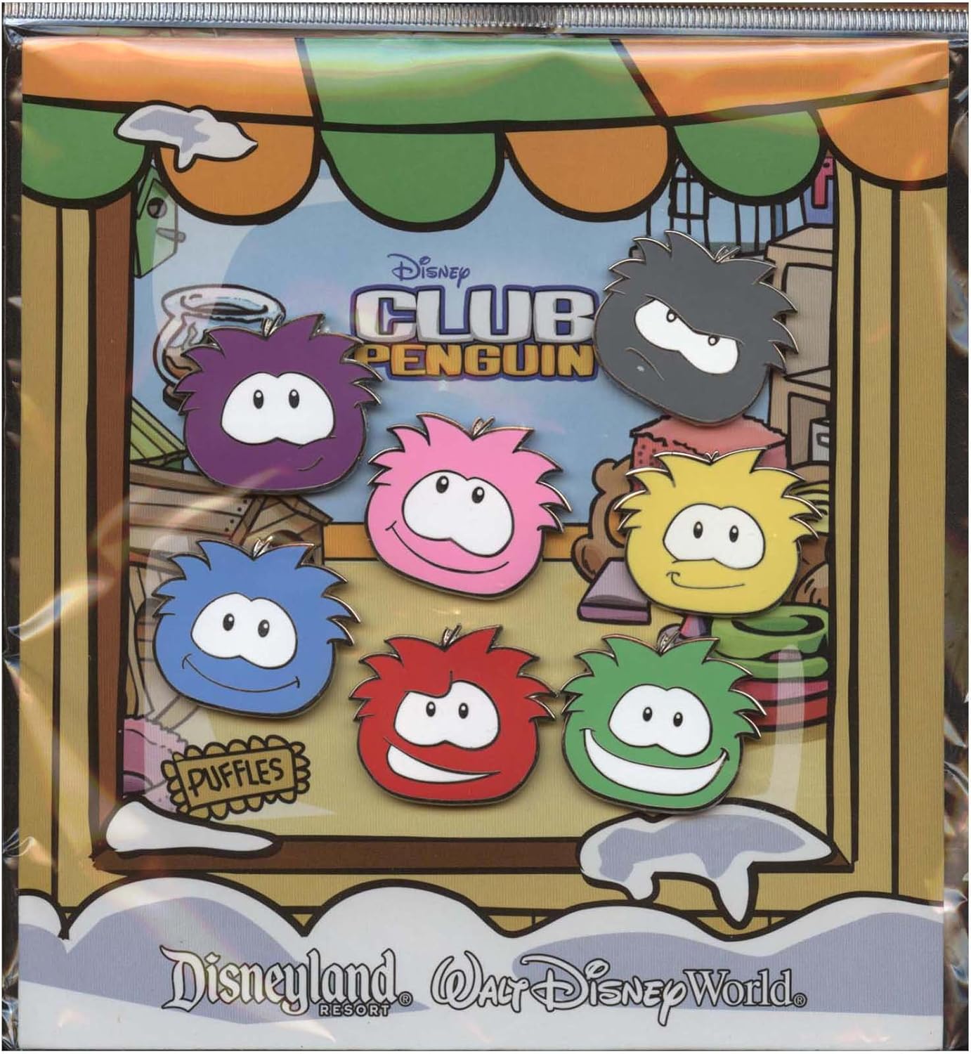 Disney Pin - Club Penguin - Puffles Set at Amazon's Entertainment ...