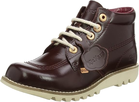 Kickers Kick Hi C Lthr AF Dk, Stivali Donna: Amazon.it: Scarpe e borse