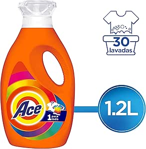 ACE Detergente Liquido Uno para Todo, 1.2 litros: Amazon.com.mx: Salud ...