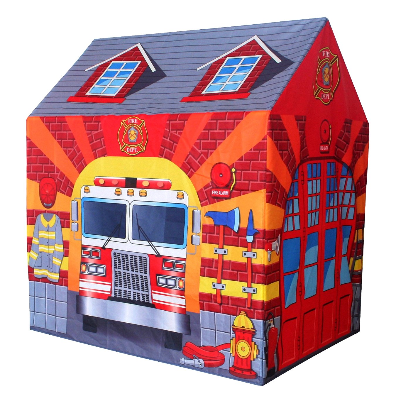 POCO DIVO Fire Station Play Tent Kids Pretend Playhouse for sale | Las ...