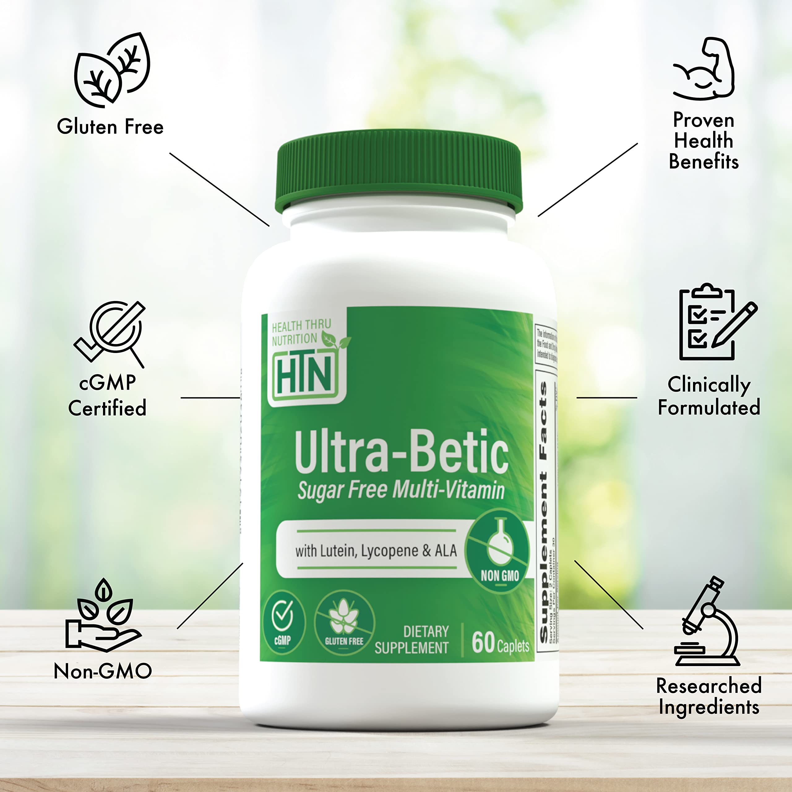 Mua Health Thru Nutrition Ultra-Betic Multivitamin 60 Count | Supports ...