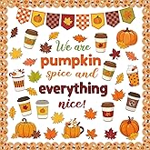 Amazon.com: JarThenaAMCS 72Pcs Fall Pumpkin Coffee Cup Bulletin Board ...