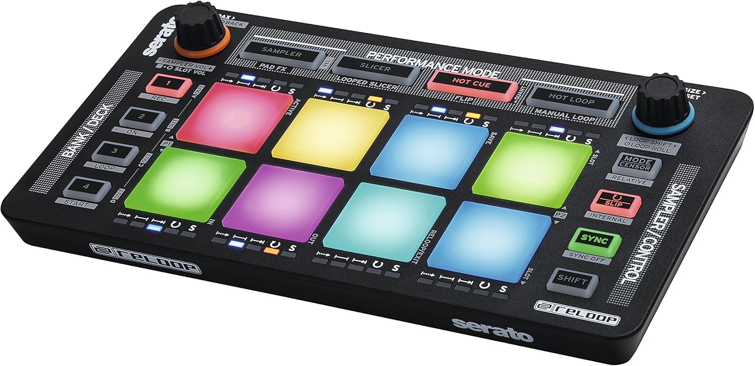Reloop Neon – Add-on USB DJ controller with velocity-sensitive RGB ...