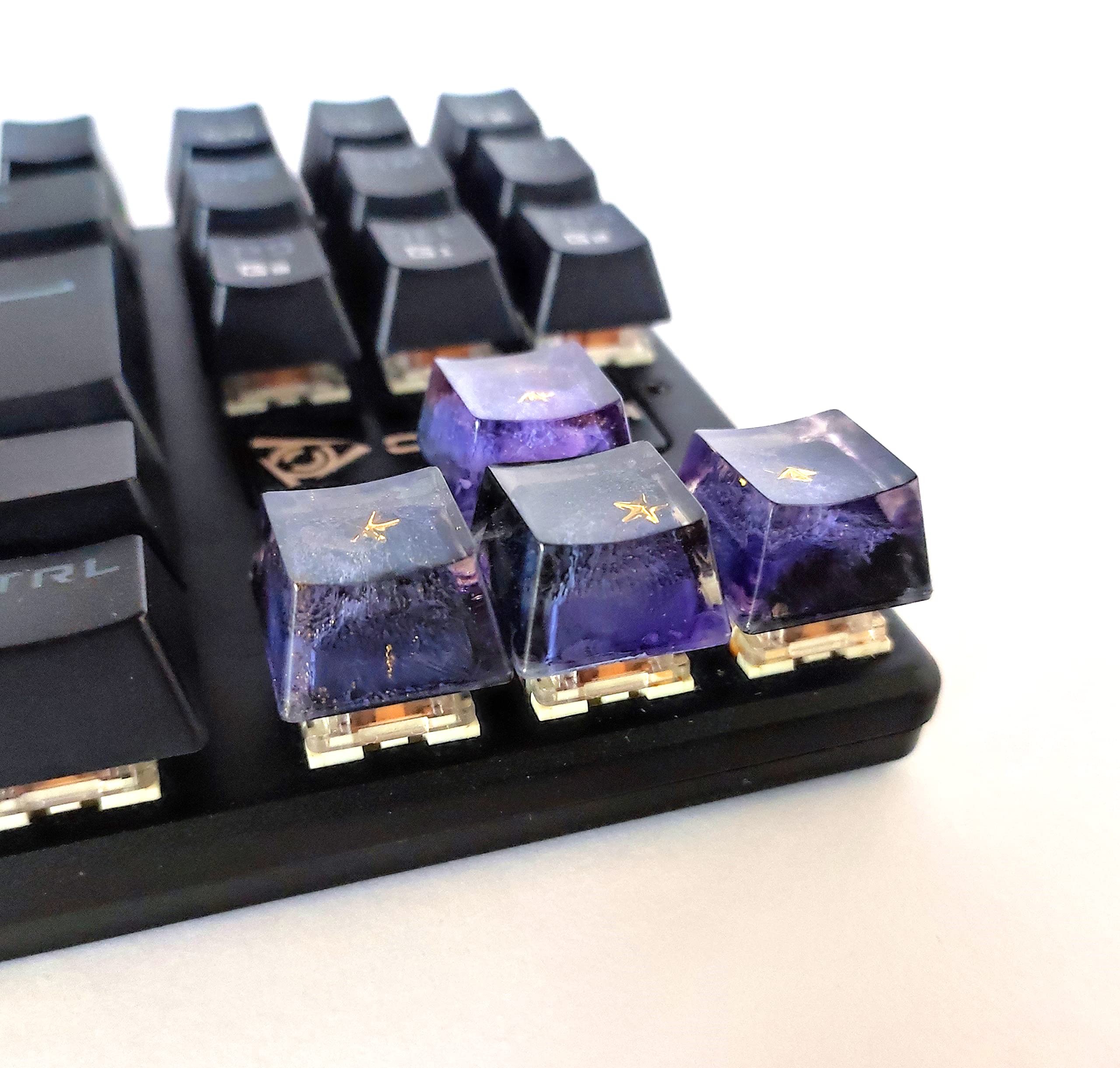 Mua Custom Resin Galaxy Arrow Keycaps, Artisan Keycaps Set (OEM R1) for ...
