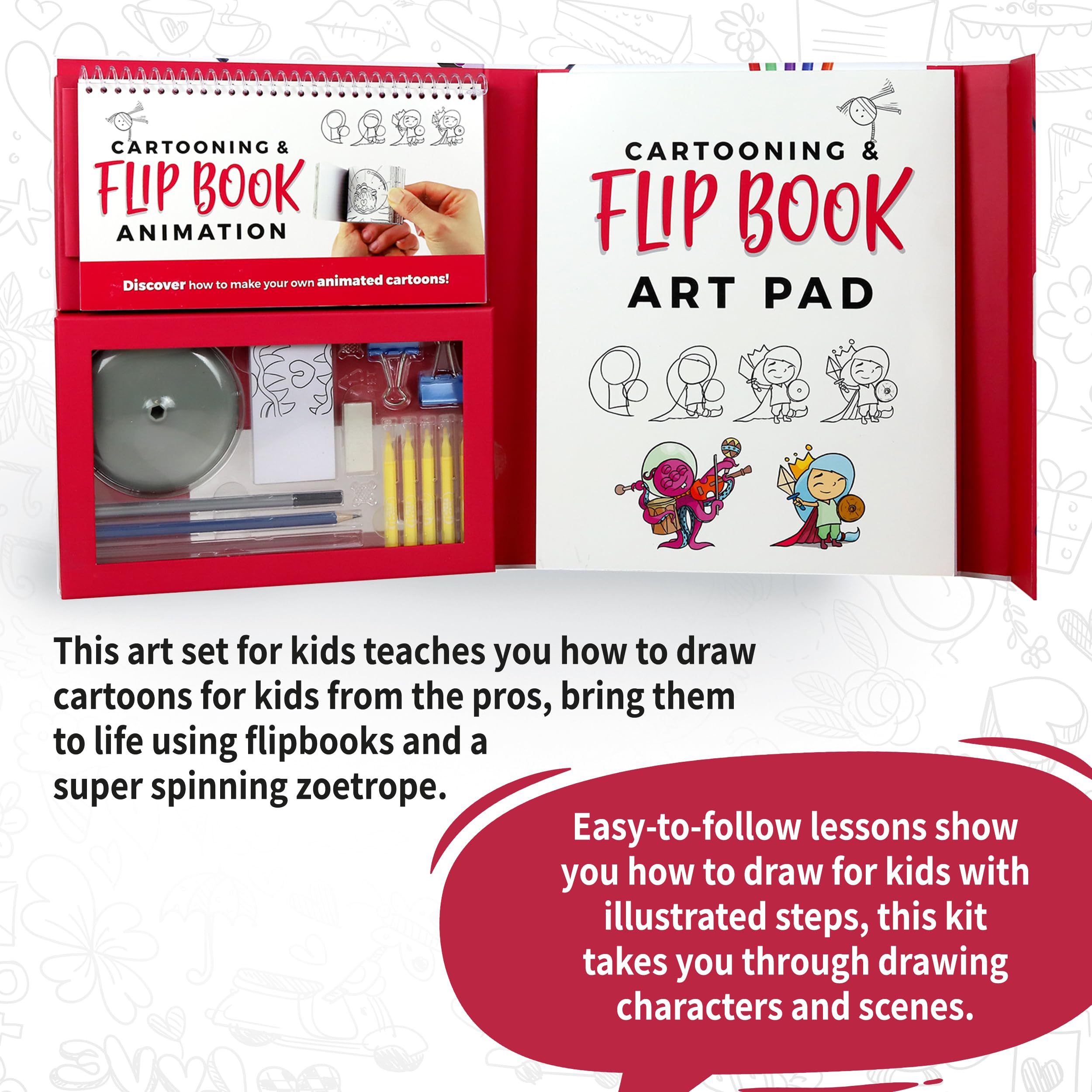 Mua SpiceBox Flip Book Animation Cartoon Drawing Kit for Kids, Learn ...