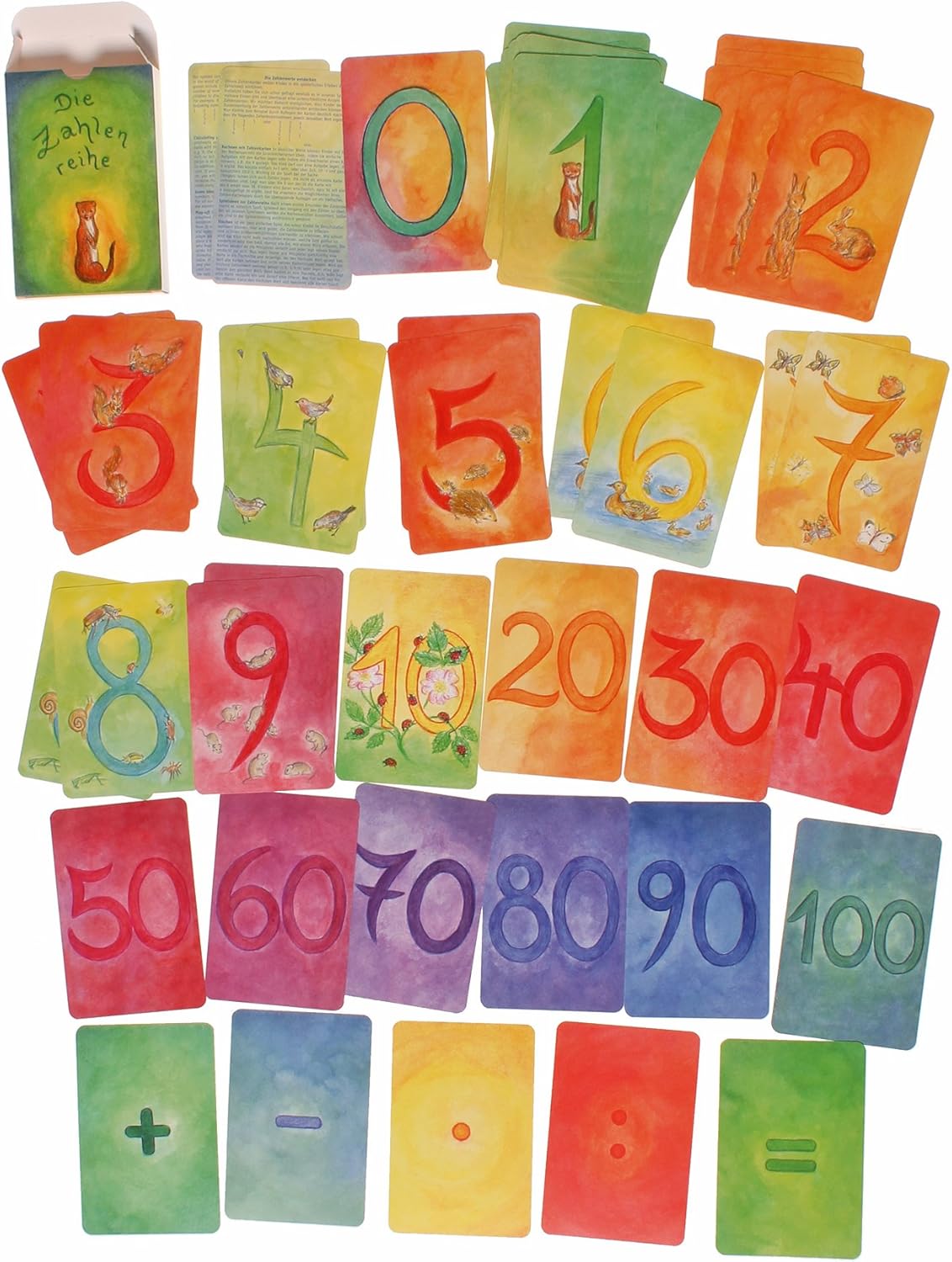 Grimm’s Nature-Inspired 123 Waldorf Number Cards Part 1 – Artistic ...