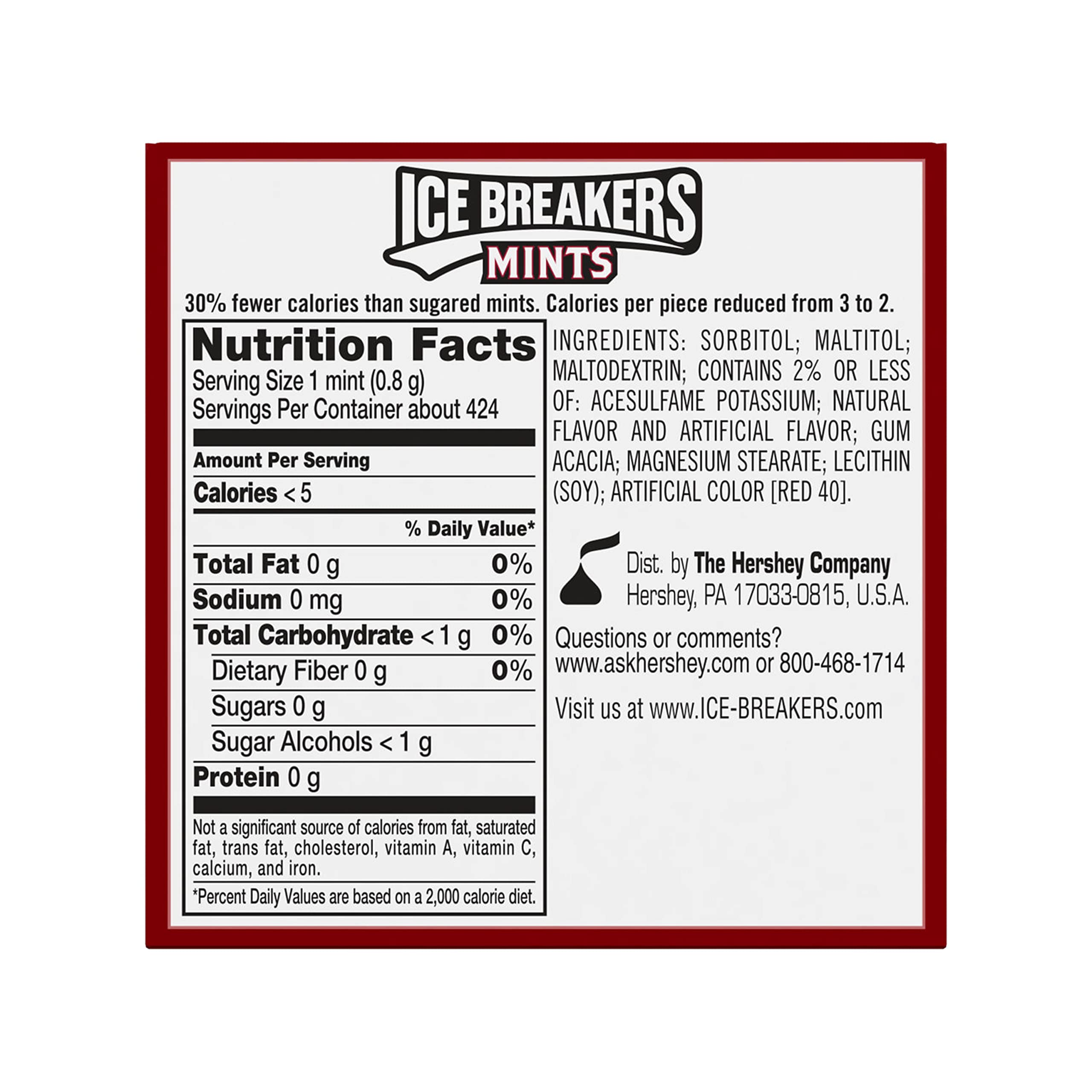 Mua ICE BREAKERS Cinnamon Sugar Free Breath Mints Tins, 1.5 oz (8 Count ...