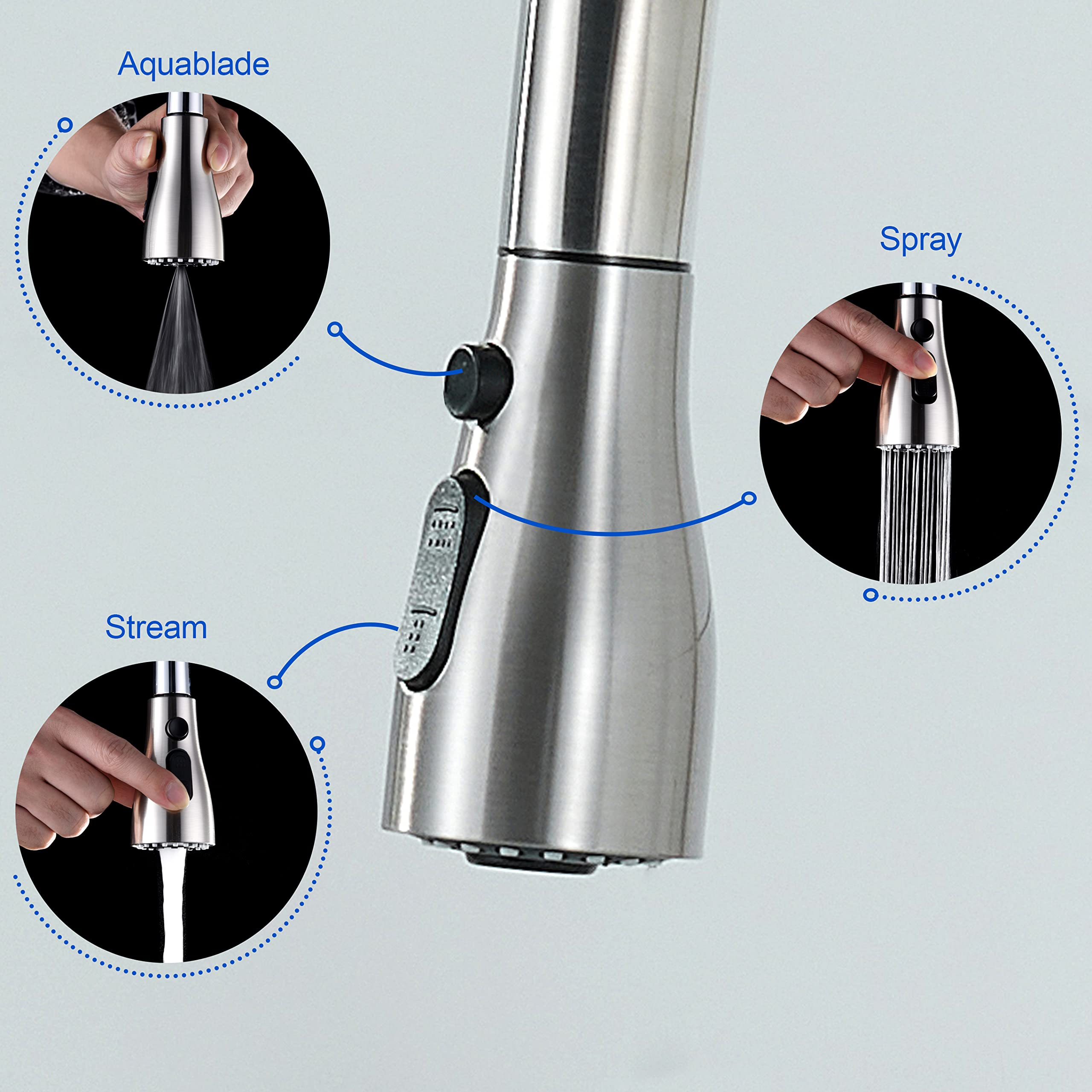 Mua J-HVA Pull Down Kitchen Faucet Sprayer Head Replacement Part with ...