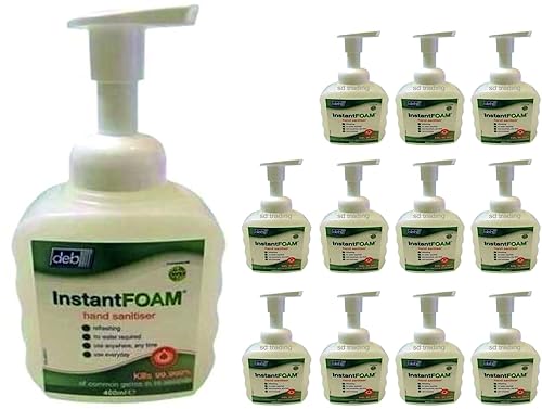 DEB InstantFOAM hand sanitiser, 250 pump action bottle: Amazon.co.uk ...