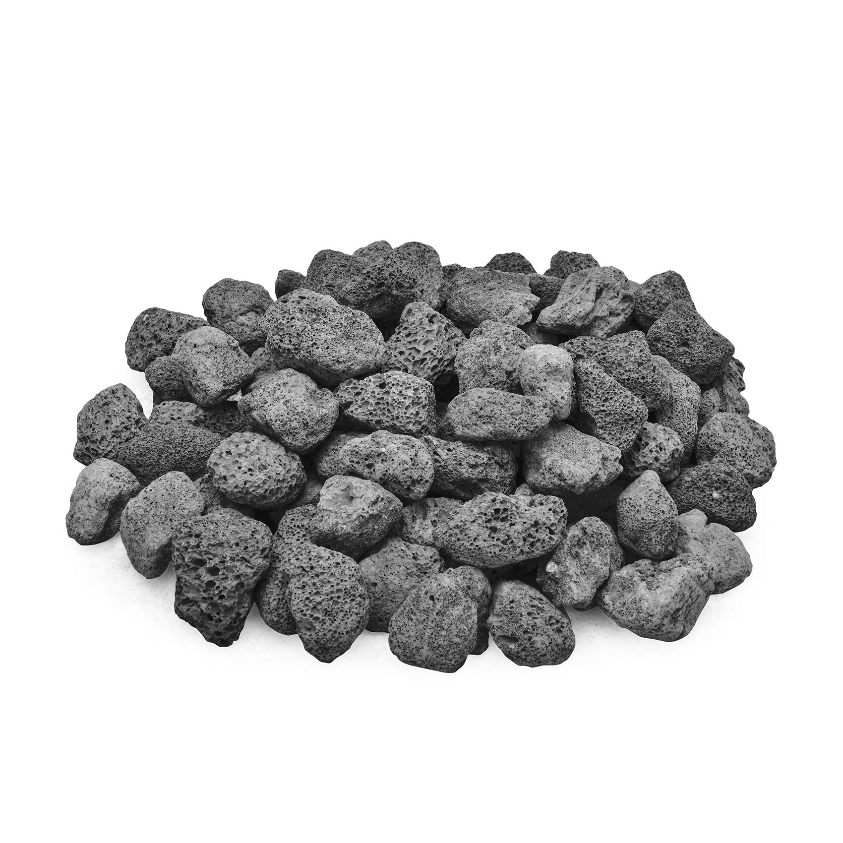 Skyflame 10LB Lava Rocks for Fire Pits, Fire Tables, Fireplaces, Garden ...