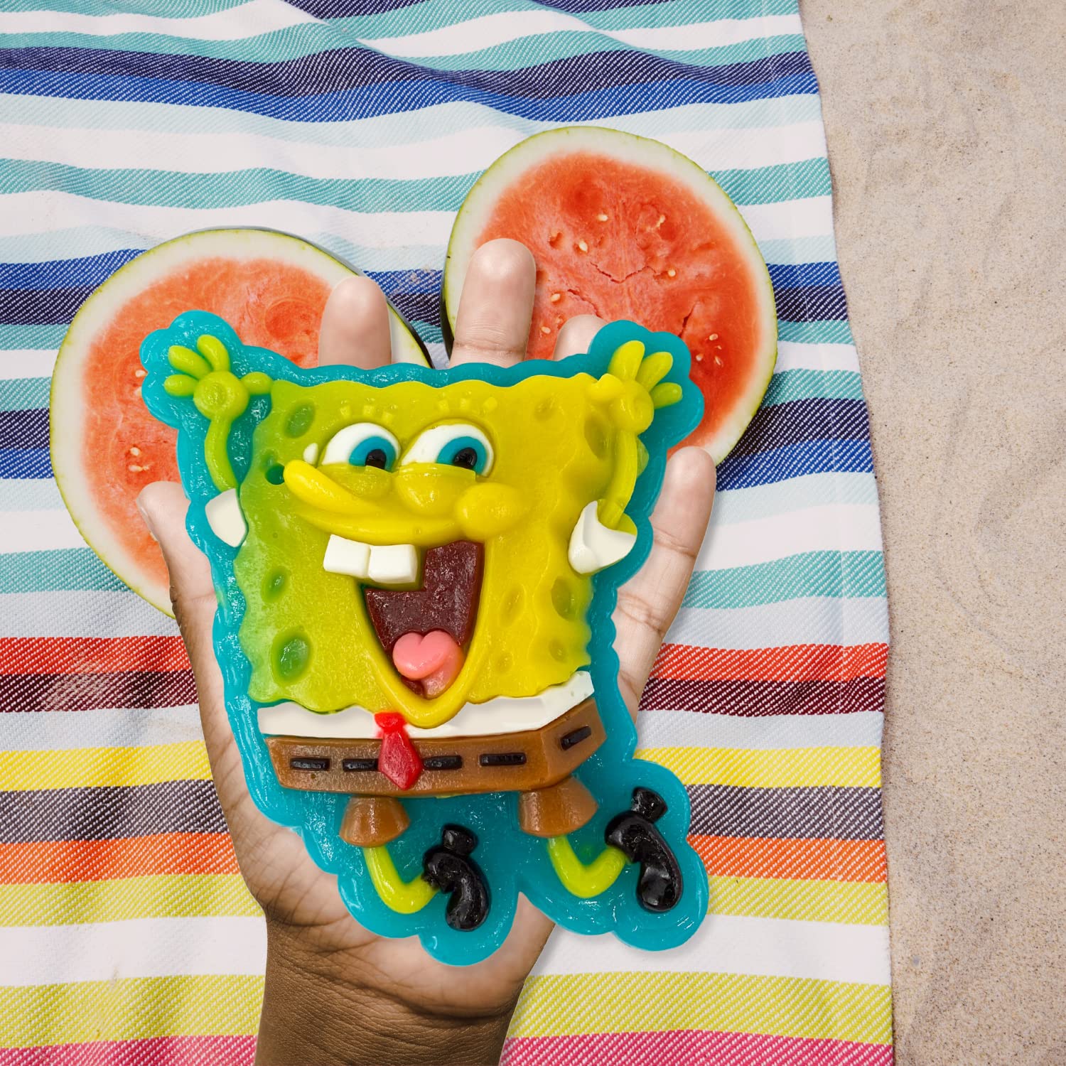 Spongebob Squarepants Gummy Candy With Mini Gary The Snail, Fruit Punch ...