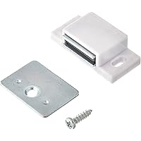 Shutter Hardware 50631-R Box of 10-15lb Single Magnetic Catch White ...