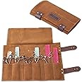 Amazon.com : Hair Stylist Scissor Holder Pouch Cases for Hairdressers, Real Leather Scissor Roll ...