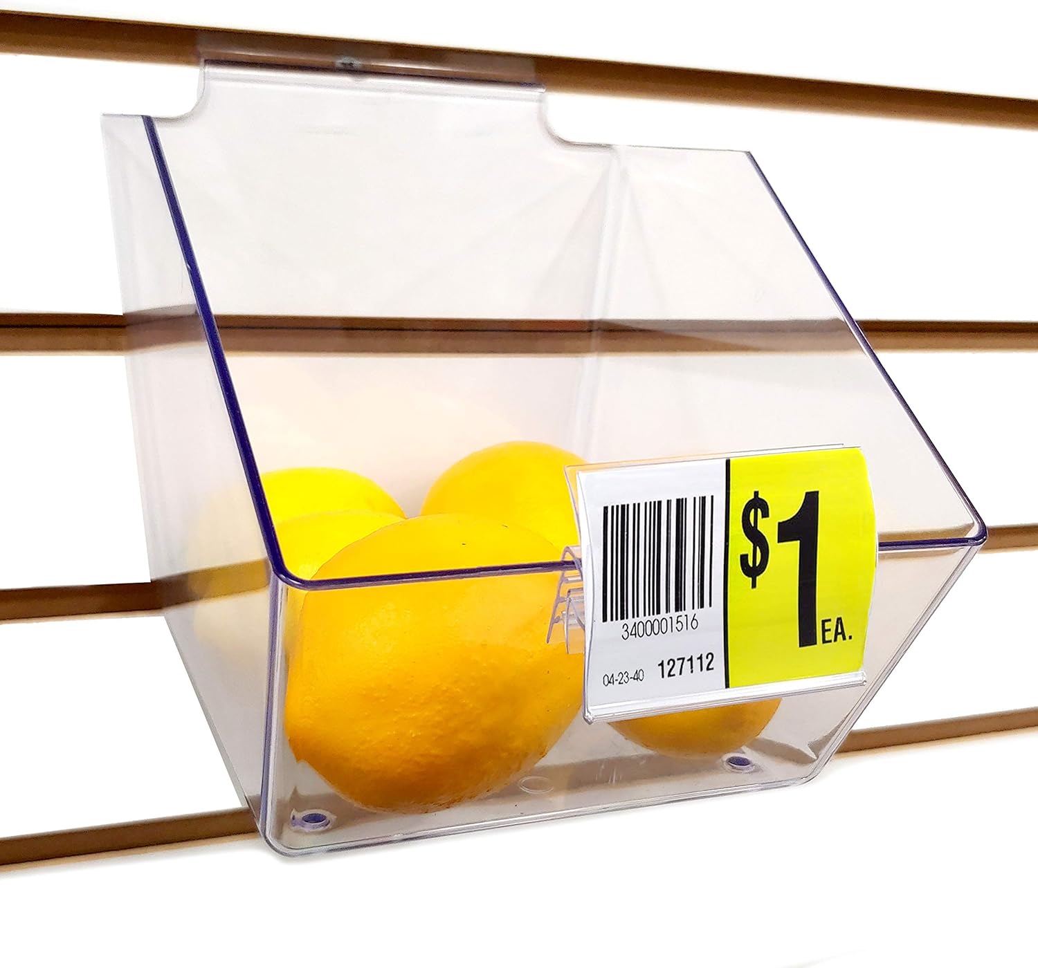 Amazon.com : Acrylic Bin Label Holder with 2" x 1.5" Sign Card Ticket ...