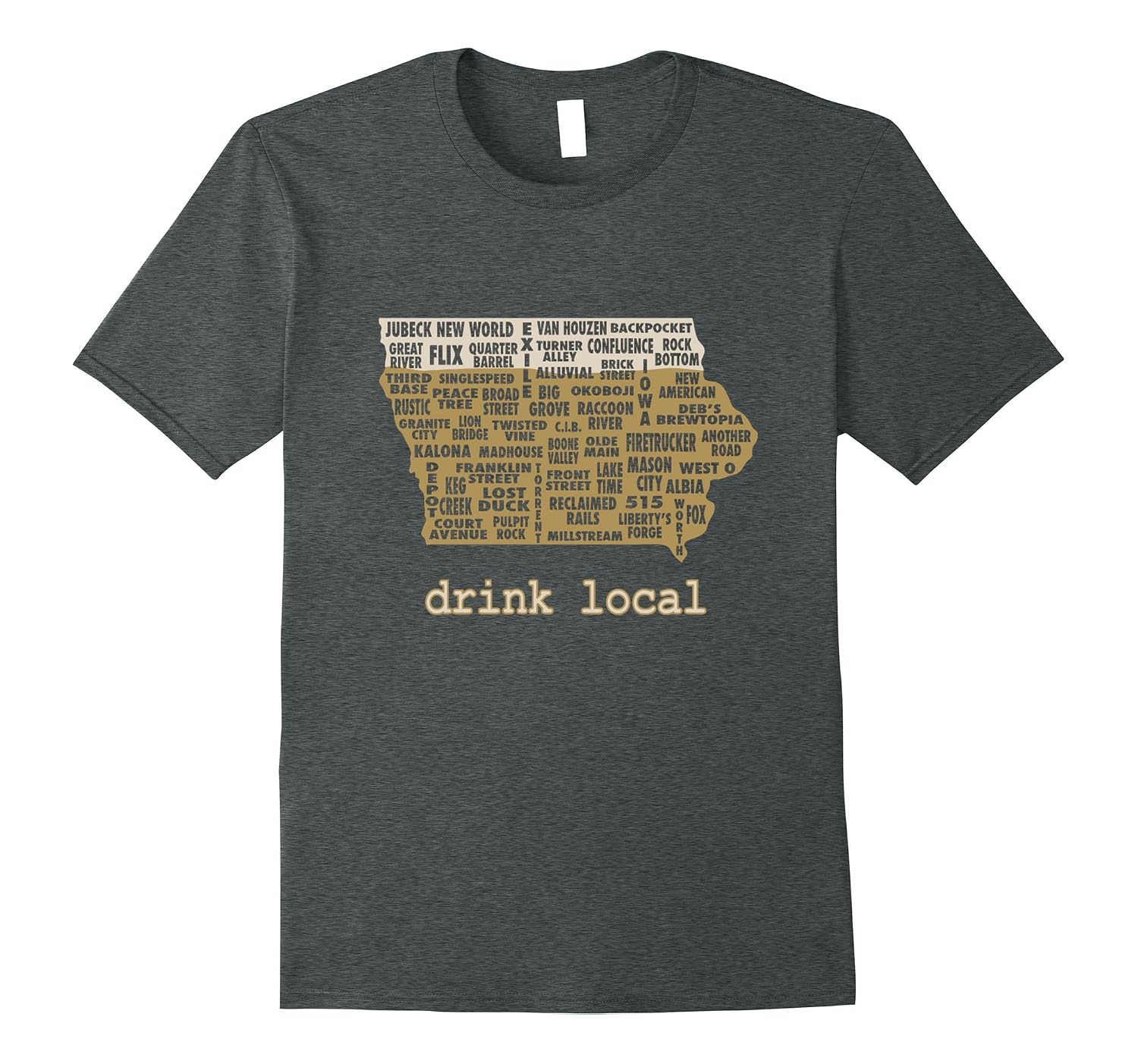 Drink Local – Iowa Beer Shirt-Vaci – Vaciuk