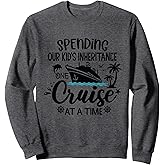 Amazon.com: Spending Our Kids Inheritance One Cruise at a Time T-Shirt ...